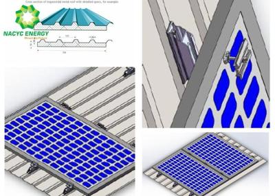Cina I sistemi che solari del montaggio di fuori griglia del tetto del metallo del sostegno l'alluminio inquadra i sistemi solari di tormento strutturano il breve tetto della ferrovia in vendita