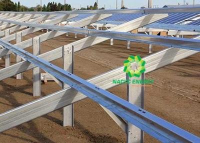 Cina Il sistema al suolo solare pratico del supporto della larga scala ha anodizzato il materiale di alluminio 6005-T5 in vendita
