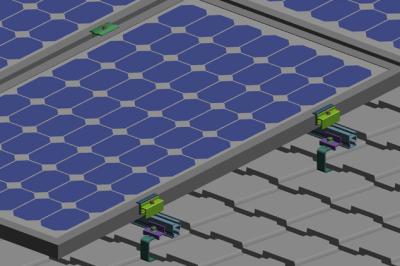 Cina Ganci solari delle mattonelle di tetto della struttura di montaggio del sistema di energia solare del tetto vari in vendita