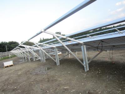 Cina AL di alluminio 6005 - struttura a energia solare al suolo aperta del sistema al suolo solare del supporto T5 in vendita