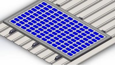 Cina Scaffale di tetto piano solare del pannello solare del supporto del polo del sistema del pannello solare della struttura di sostegno dei moduli del montaggio del tetto del metallo 20kw in vendita