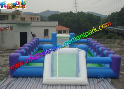 Chine Arène gonflable savonneuse 16m x 8m de cour du football de terrain de football de Tableau humain à vendre