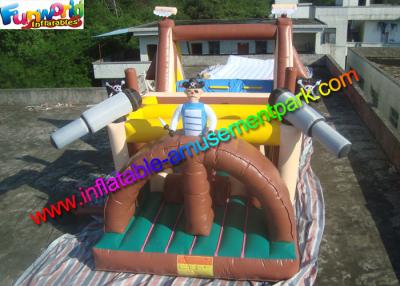 Κίνα Δημοφιλής σειρά μαθημάτων εμποδίων Inflatables πειρατών, διογκώσιμα παιχνίδια σηράγγων με το PVC προς πώληση