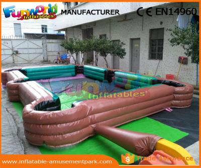 Chine les jeux gonflables de sports de bâche de PVC de 0.55mm coincent le football/football de Tableau à vendre