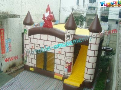 중국 OEM 아이를 위한 옥외 팽창식 도약자 활주 광고 방송/가정 사용 판매용