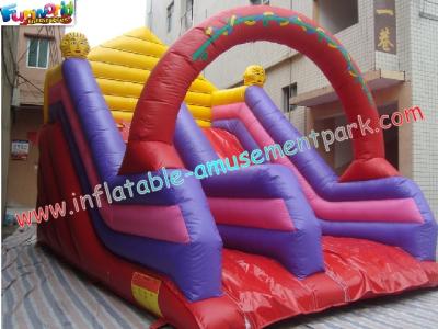 Κίνα Υπαίθριο χτύπημα Inflatables - επάνω γλιστρά με τα παχιά ενοίκια σημείου αγκύρων Δ για εμπορικό, σπίτι προς πώληση