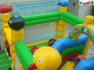 Κίνα διογκώσιμαα πουλιά Combo, συνήθεια PVC Tarpualin 0.55mm αλτών ψευτοπαλλικαράδων προς πώληση