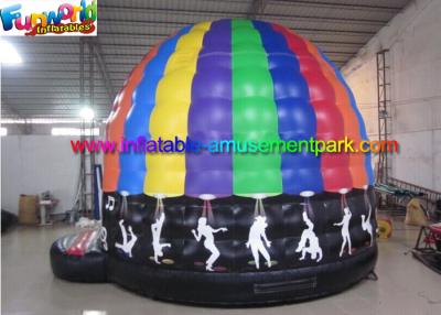 Κίνα Μουσικής κάστρα Bouncy θόλων Disco που προσαρμόζονται διογκώσιμα για το χορό προς πώληση