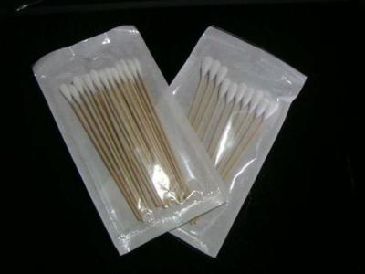 China Medische katoenproducten met punt zacht comfortabel alcoholswabstick Te koop