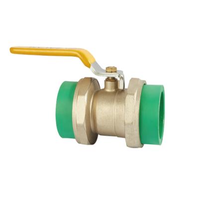 Cina Good Quality PPR Pipe Fittings Double Union Ball Valve in vendita