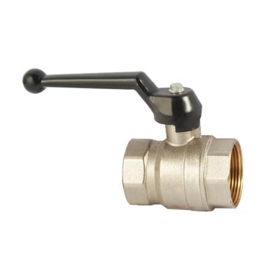 Cina OEM 1/2 zinc brass ball valve with steel handle in vendita