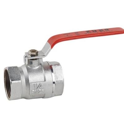 Cina La valvola a sfera d'ottone 25mm ad alta resistenza ha infilato il porto di DN20-NPT antiusura in vendita
