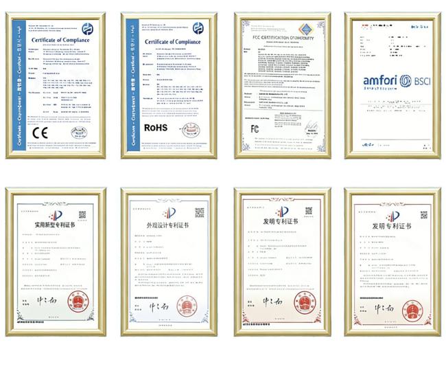 Product certifications and patents for Z85 Max Smart Watch