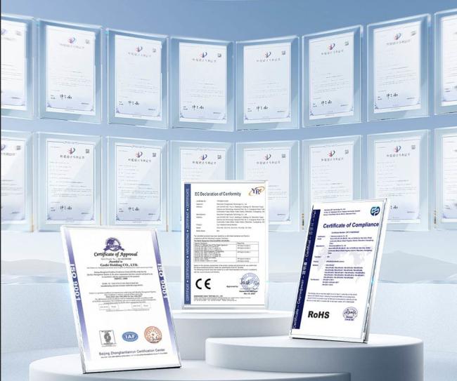 Product certifications and quality assurance documentation