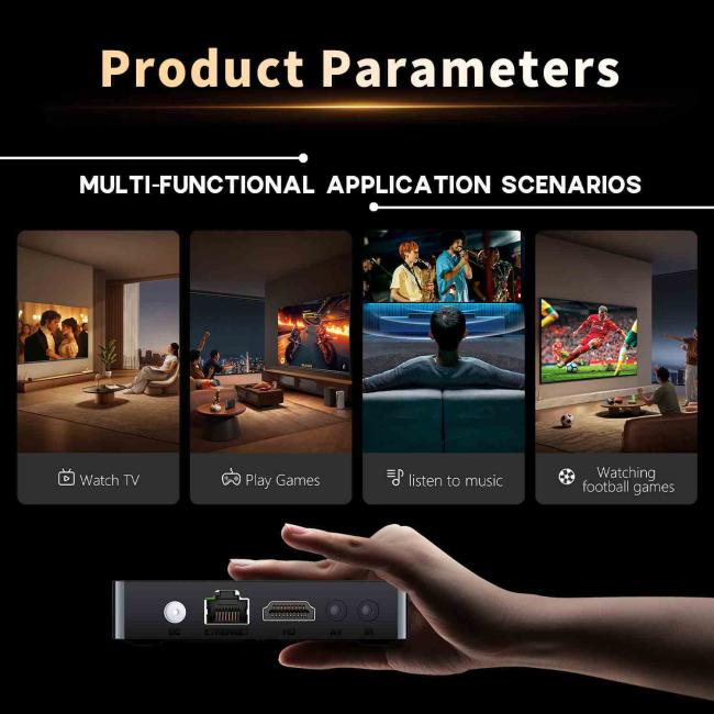 Voda TV Box used for entertainment scenarios