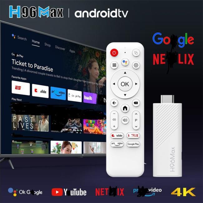 H96 Max Android TV Stick front view