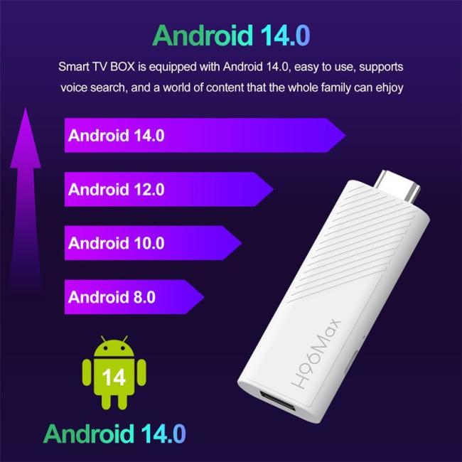 H96 Max Android TV Stick side view