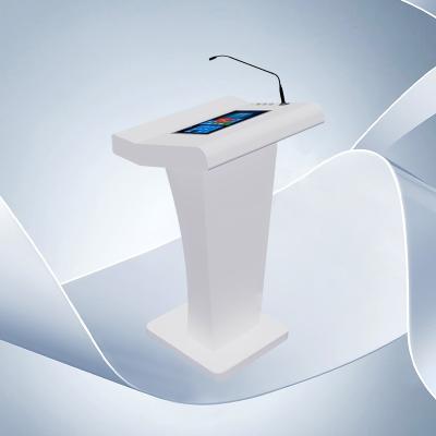 Κίνα Πόντιουμ ελέγχου αφής Qtenboard με ενσωματωμένο υπολογιστή, εναλλαγή AV και εύκολη λειτουργία για εκπαιδευτικούς και παρουσιαστές προς πώληση