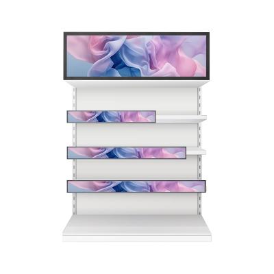 Cina Monitor Commerciale LCD a barra Qtenboard con luminosità 500 cd/m², angolo di visione 178° e gamma di dimensioni 23,1"-37" per vendita al dettaglio e trasporti in vendita