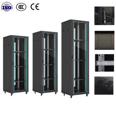 China Power Coated Server Rack Electric Enclosure 42U Network Cabinet Floor Standing for sale