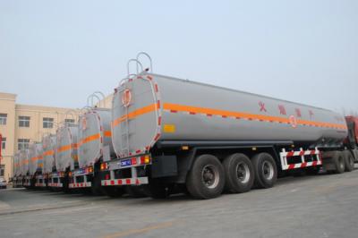 China 3 busje de de Tankaanhangwagen busje de asbrandstof busje de de Luchtopschorting busje de Band 425/65R22.5 Brandstof Enige de Vrachtwagenaanhangwagen Te koop