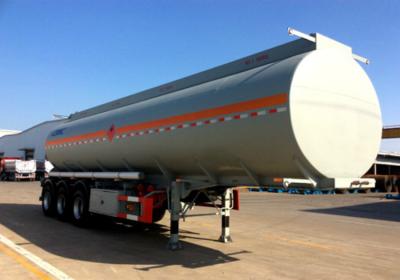 China De Tankaanhangwagen busje de Koolstofstaalbrandstof 55000 Liter busje de Aardolietanker de Aanhangwagen Te koop
