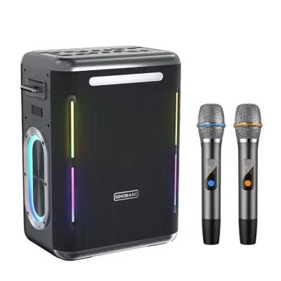 China Faixa de alta frequência 65Hz-20KHz Alto-falante Bluetooth à prova d'água com potência de saída de 100W e gabinete de madeira do tamanho de 2 tweeter à venda