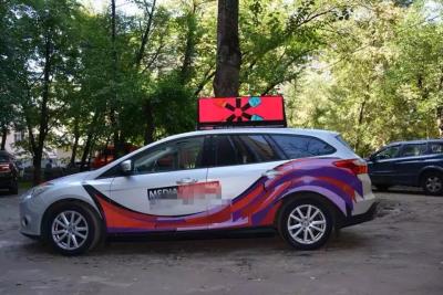 Cina Doppia luminosità all'aperto laterale su misura dell'esposizione di LED del taxi alta in vendita