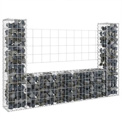 China Hot Dip Galvanized Gabion Planter 4x1x1m with 50x50mm Mesh for sale