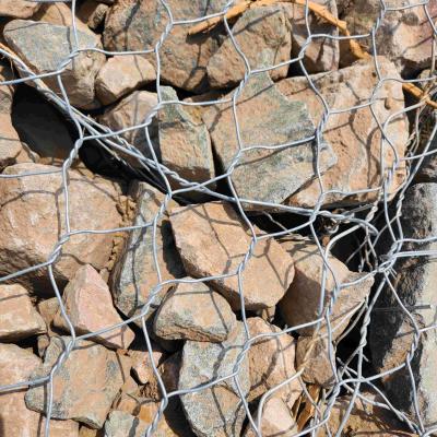 China Hot Dipped Galvanized Gabion Box 2.0-4.0mm Wire Double Twist Mesh for sale