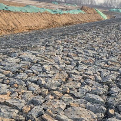 China Hot Dipped Galvanized Gabion Box 2.0-4.0mm Wire Double Twist for sale