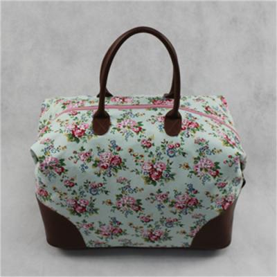 China Volledige Van de het Canvastotalisator van de Kleurendruk Bloemendouane de Zakkenhandtassen voor Bruidsmeisjegiften Te koop