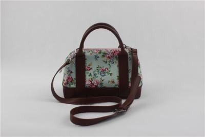 Cina Borsa floreale di Crossbody del cuoio e della tela stampata abitudine per le donne facilmente lavabili in vendita