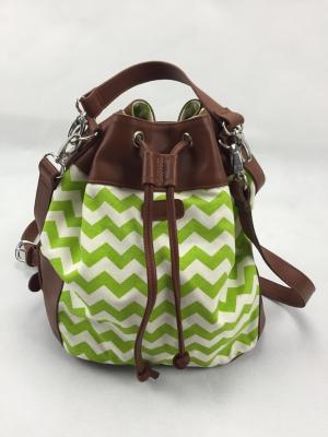 Cina Varia progettazione del secchio delle borse a tracolle ondulate verdi di Crossbody con il bottone della chiusura in vendita