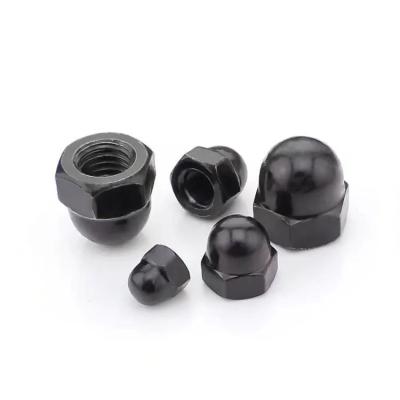 중국 3mm-12mm 합금 스테인레스 스틸 돔 너트 등급 4.8 블랙 산화물 캡 너트 판매용