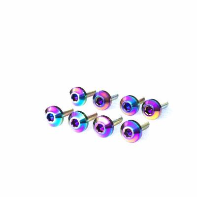 Chine Longueur personnalisée M8x30 GR5 Titane Rotor Boulons en acier inoxydable Boulons à tête hexagonale à vendre