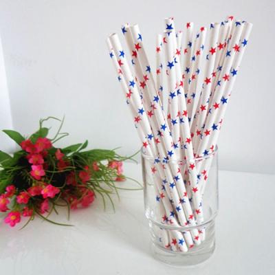 China Drinking paper Straw in star design for sale