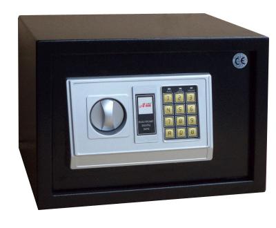 Cina Tieni i tuoi averi al sicuro a casa Scatola di sicurezza elettronica nera con profondità di 273 mm in vendita