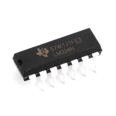 China LM324N In-line DIP-14 Static Power Consumption of Ic Electronic Components of Four-channel Operational Amplifier Chip Iq0.6 for sale