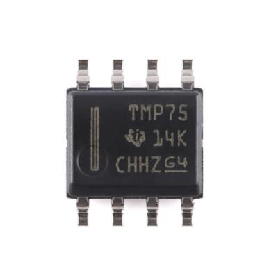 China TMP75AIDR SOIC-8 Impresión en pantalla TMP75 Sensor de temperatura Chip de gestión de energía Original Nuevo en venta