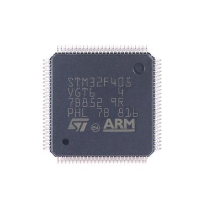 중국 STM32F405VGT6 LQFP-100 ARM Cortex-M4 32 비트 마이크로 컨트롤러 IC 판매용