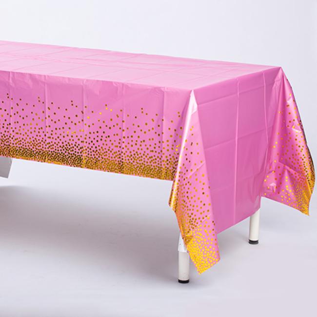 Close-up view of CPP Printed Tablecloth showing material texture