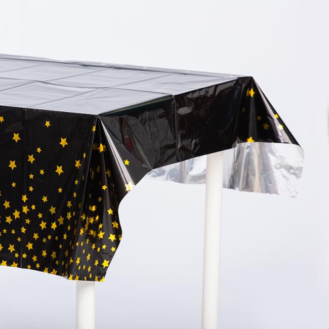 Waterproof CPP disposable tablecloth in use at an elegant event