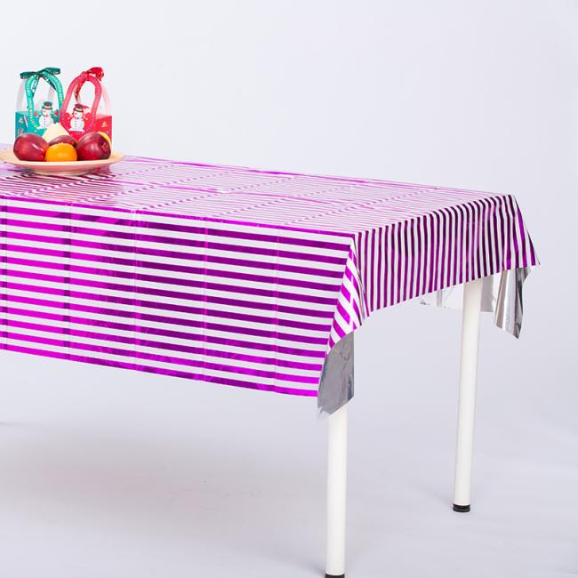 Modern disposable party tablecloth in various colors