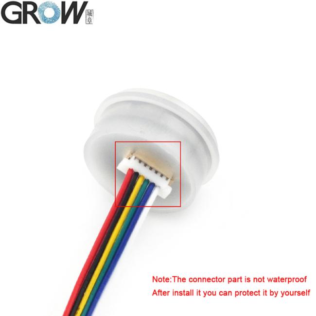 Grow R502-F IP65 Waterproof Small DC3.3V RGB LED Capacitive Fingerprint Module