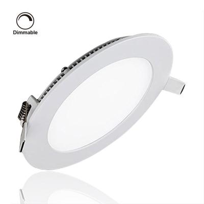 中国 9ワット平らなLEDのパネル・ランプDimmable円形の超薄いLEDはDownlight 720lmを引込めました 販売のため