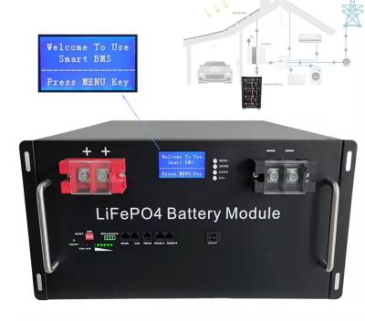Cina Potenza solare ricaricabile 48v 300ah Lifepo4 Batteria 100ah 200ah 5KWH 10KWH in vendita