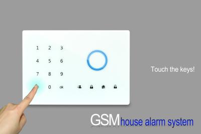 Cina Tocchi i sistemi senza fili intelligenti dell'allarme contro gli intrusi di GSM della tastiera per gli appartamenti in vendita