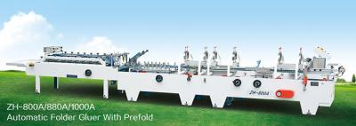 중국 인쇄 산업을 위한 AC220V 충돌 자물쇠 바닥 판지 폴더 Gluer 220m/Min 판매용