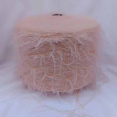 China 0.9cm 1.3cm 1.5cm 2.0cm 5.0cm Mink Yarn Feather Yarn For Knitting Sweaters,Socks for sale